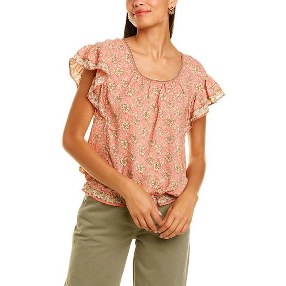 Max Studio | Tops | Max Studio Womens Bubble Hem Top | Poshmark